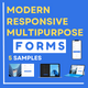 Modern Multipurpose Forms - Responsive Login, Register, and Contact HTML CSS Forms by IC_DEV ...